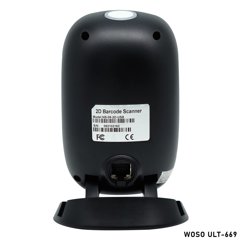 Omni Barcode Scanner 2D WOSO ULT-669W - Barcodia