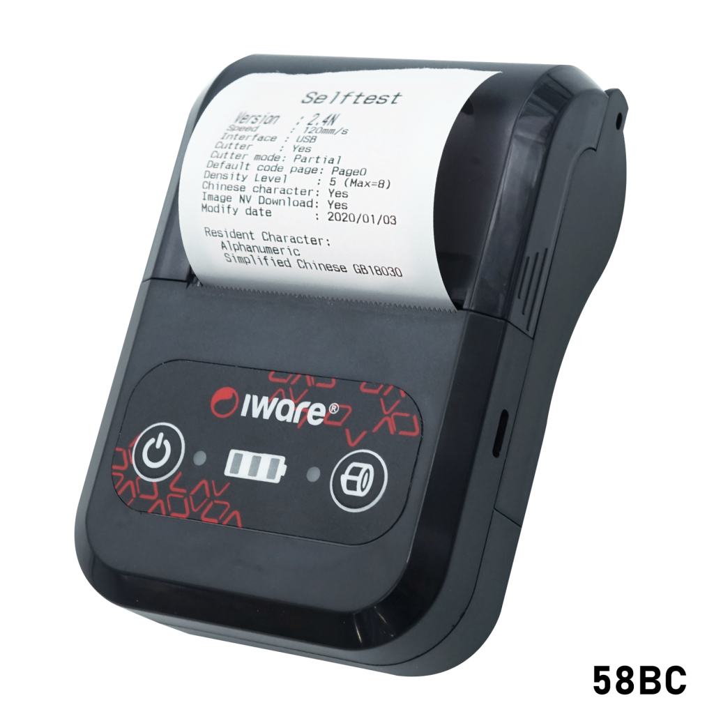 Mobile Printer 58mm MP-58BC - Barcodia