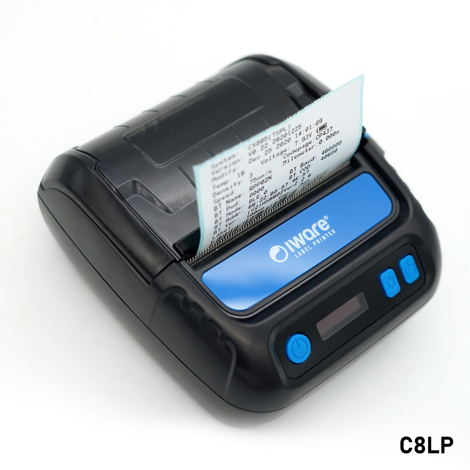 Portable Thermal Label Printer 80mm Bluetooth Iware C8-LP - Barcodia